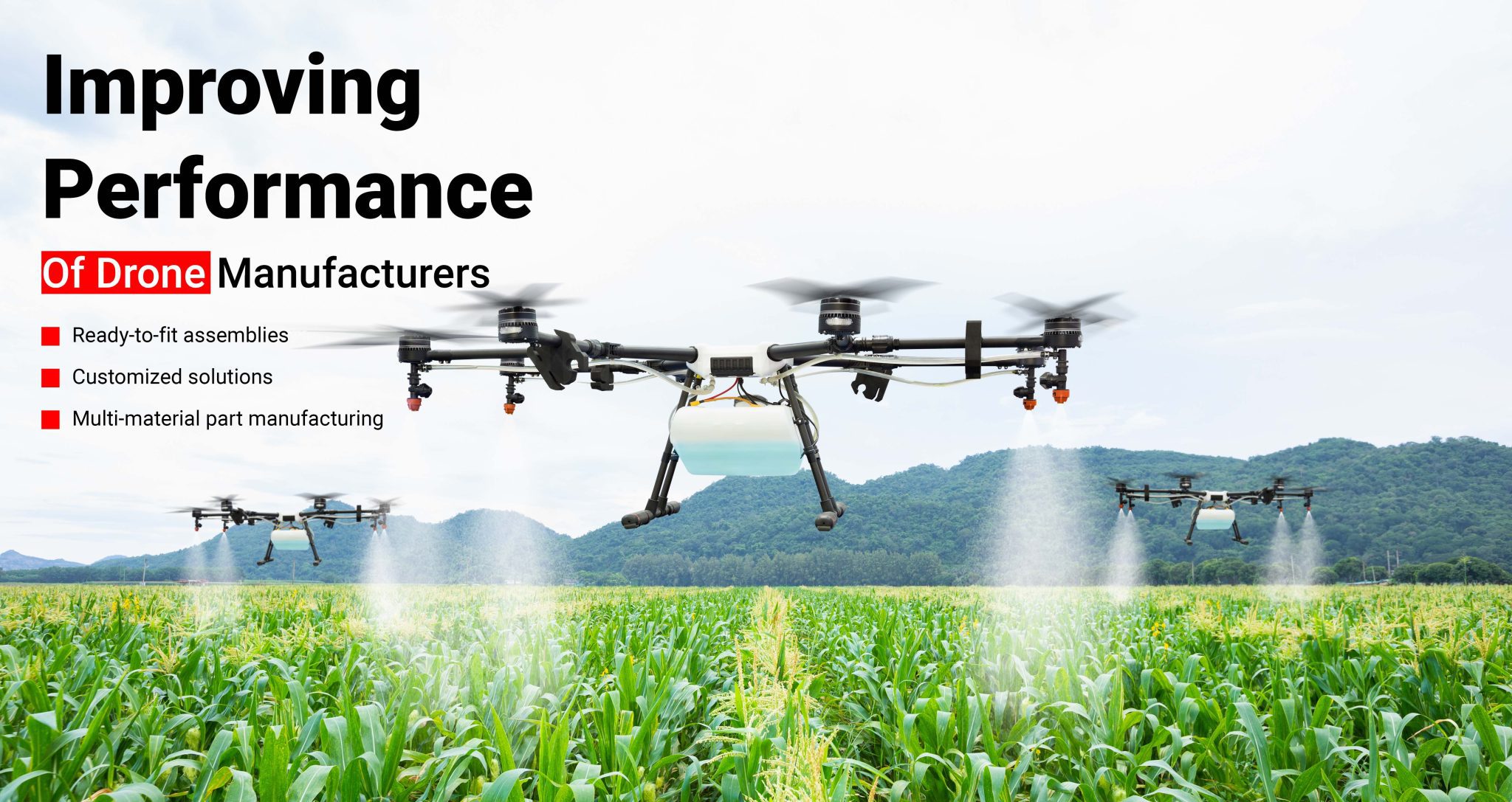 Carbon Fiber Drone Frames For Hexacopter, UAV's & VTOL's